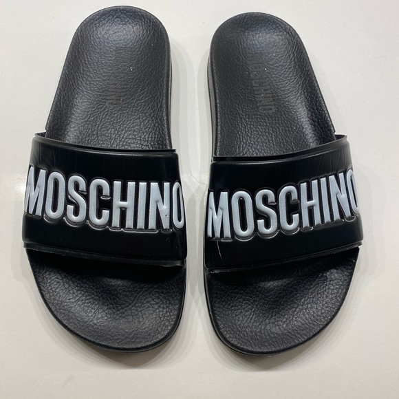 Moschino | Shoes | Moschino Pool Slides | Poshmark